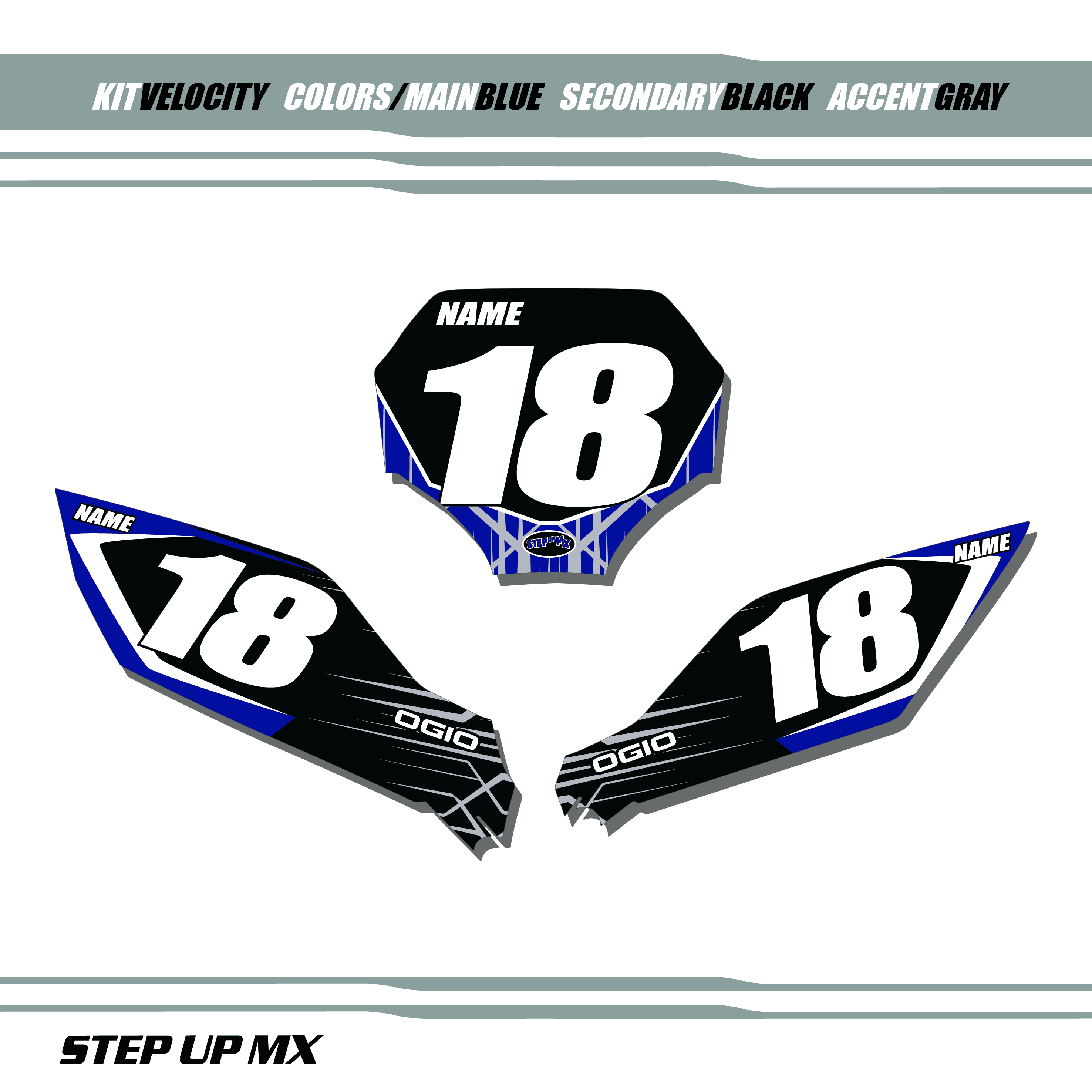 Razor Yamaha Number Plates