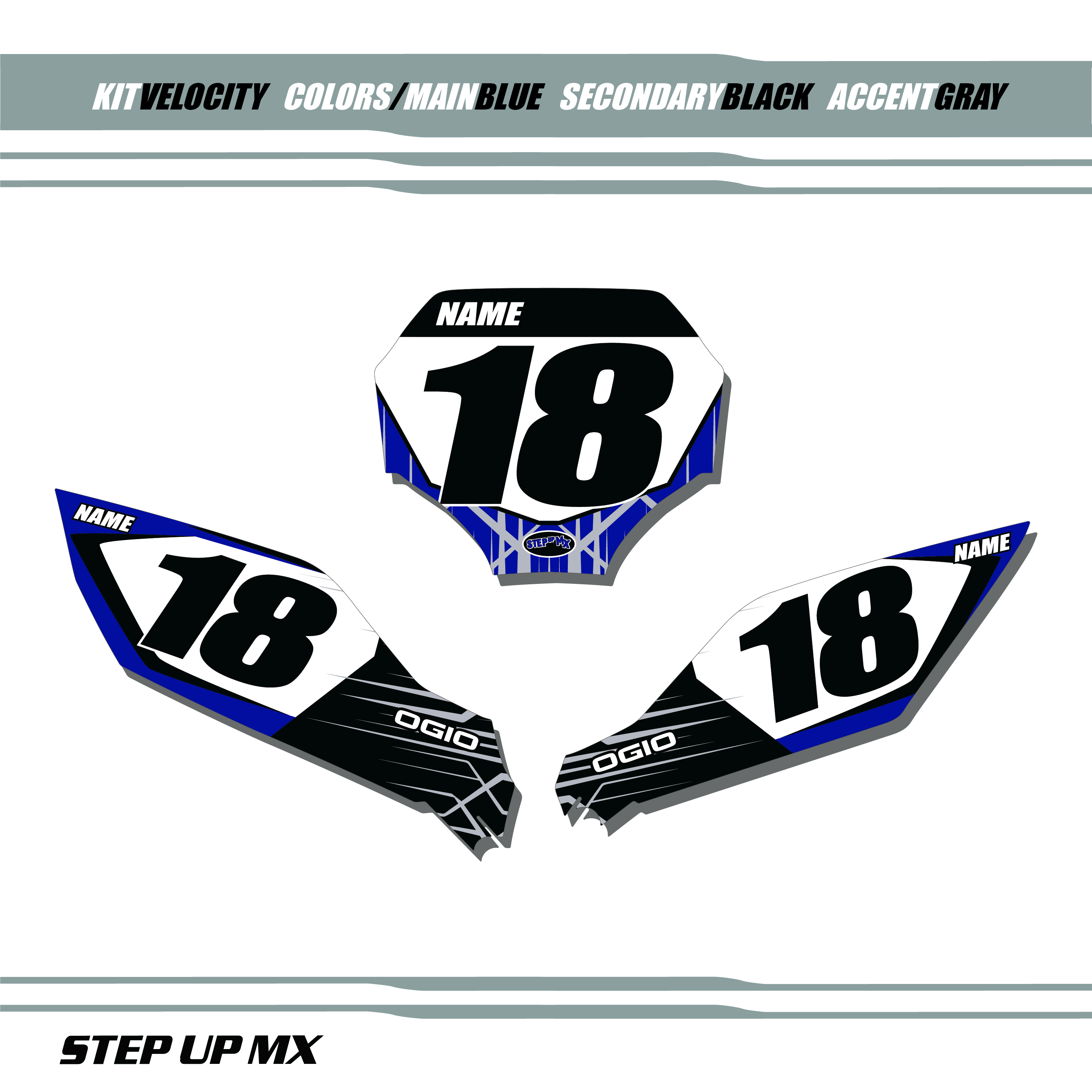 Razor Yamaha Number Plates
