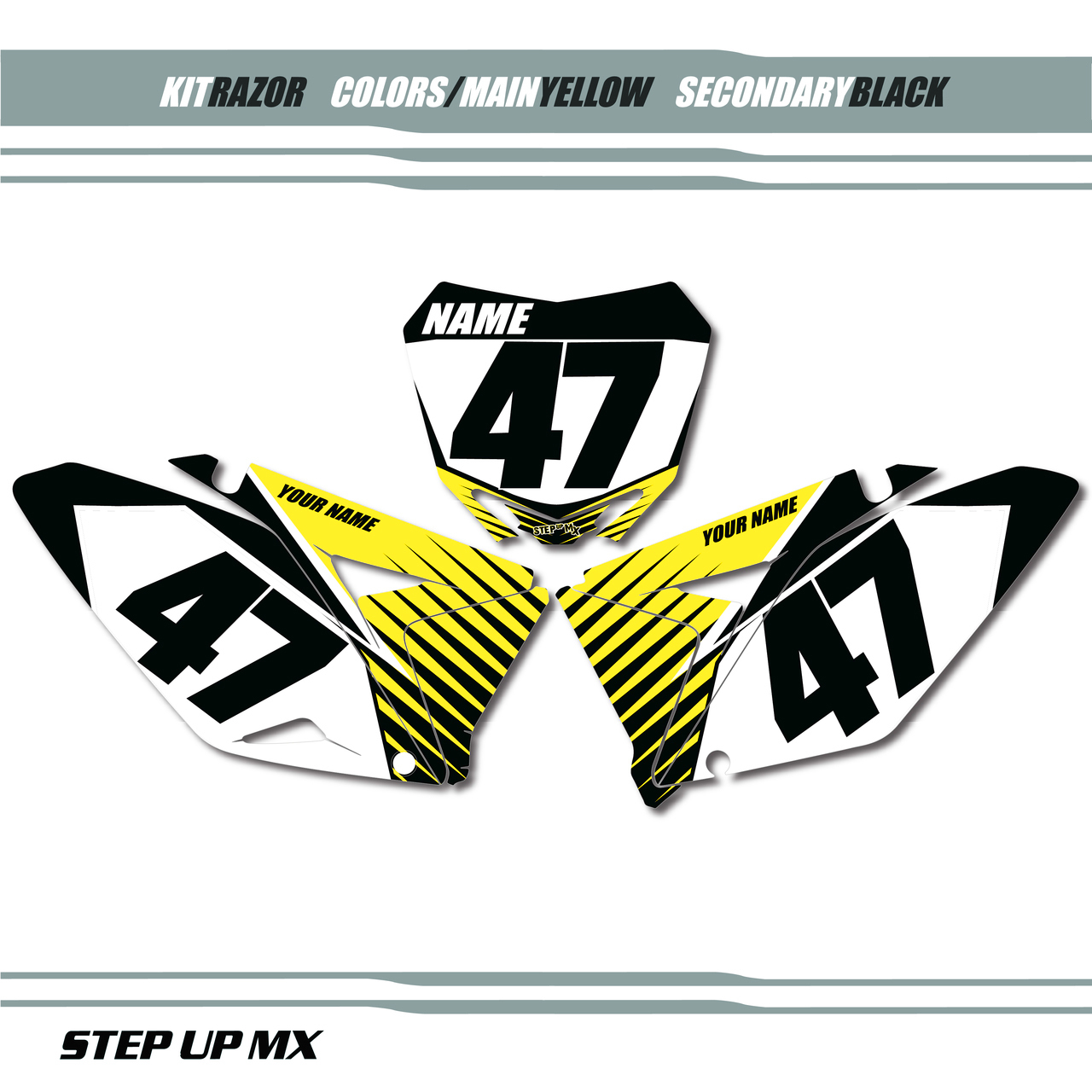 Razor Suzuki Number Plates