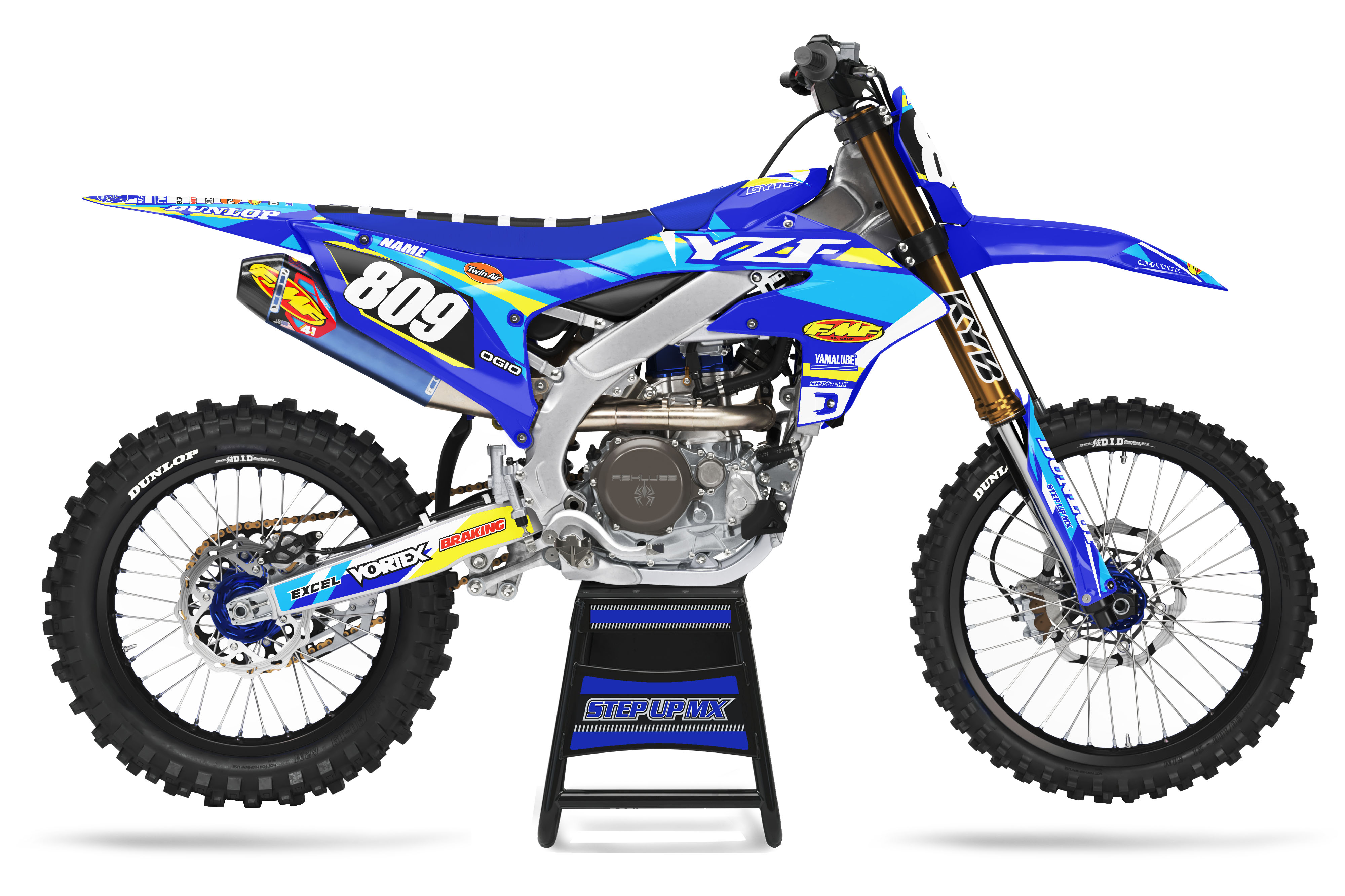 Yamaha Icon Kit With Blue Chrome Option