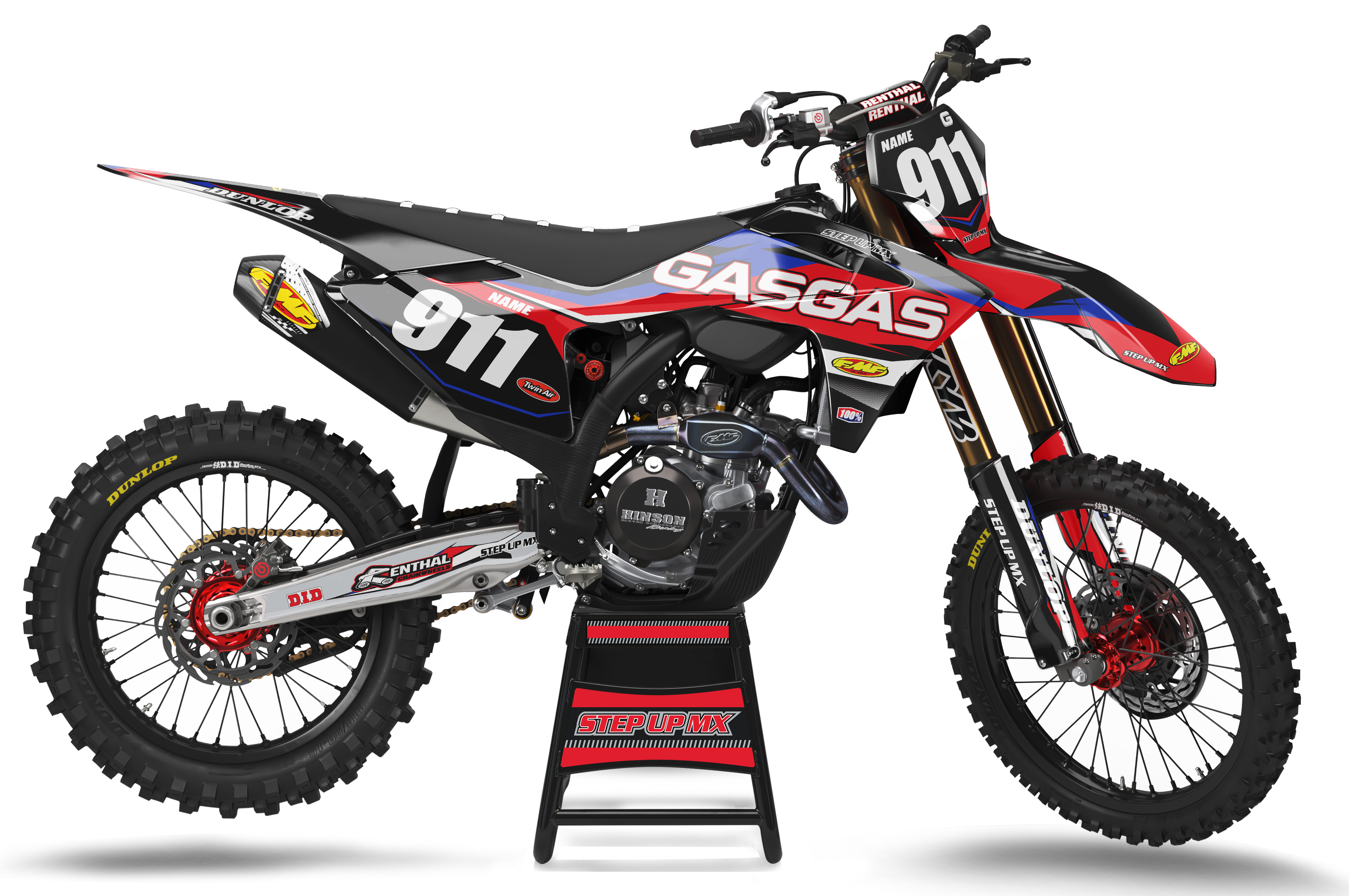 Step Up MX Gas Gas SUMX Team Kit Graphics