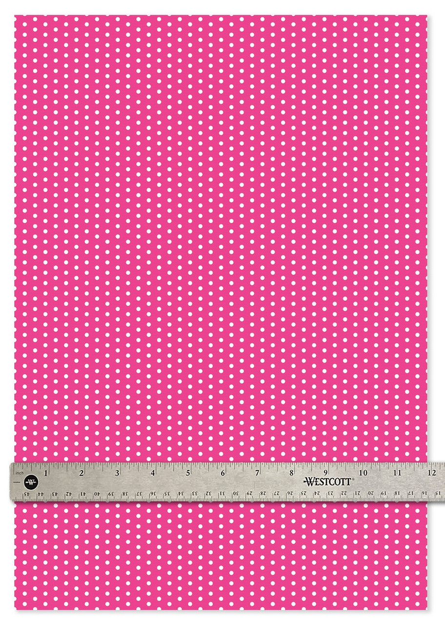 HAPPY FACE® Polka Dot | Pink & White - 12"x18" Sheet
