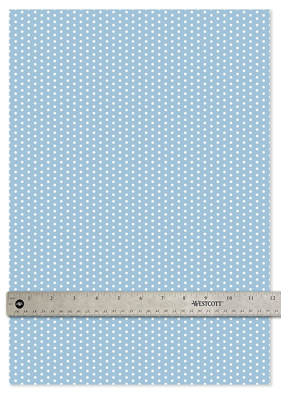 HAPPY FACE® Polka Dot | Blue & White - 12"x18" Sheet