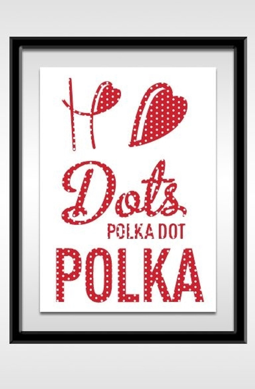HAPPY FACE® Polka Dot | Red & White - 12"x18" Sheet