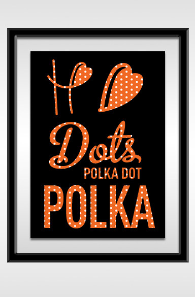 HAPPY FACE® Polka Dot | Orange - 12"x18" Sheet