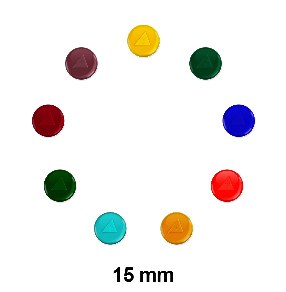 Tachyonized 15mm Colored Glass Cell - Small But Powerful Energy ...
