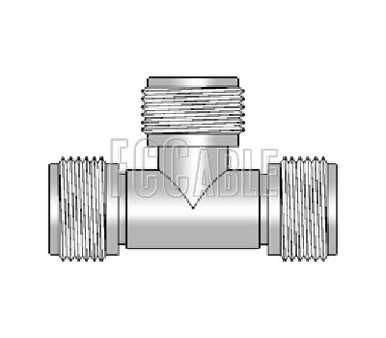 [A1404] HN T Female to Female to Female Adapter