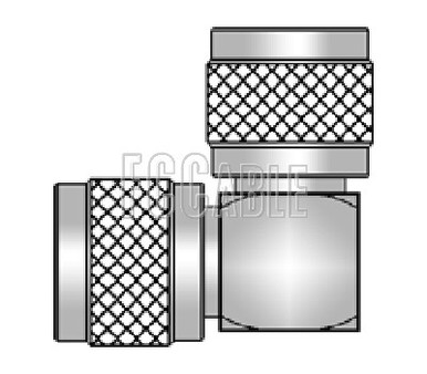 [A1409] HN Male To HN Male Right Angle Adapter