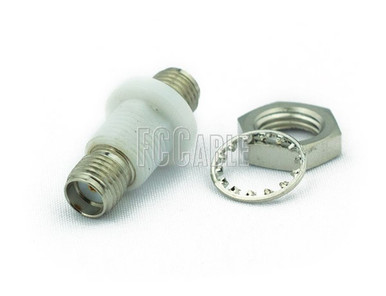 [A1636] SMA Female To SMA Female Bulkhead Isolated Ground Adapter