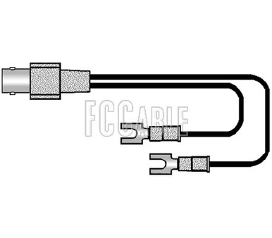 [BRK1007] BNC Female to Spade Lugs #8