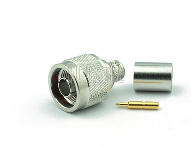 [C1090] N Male Connector CRIMP For RG8, RG213, RG393