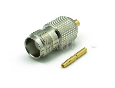 [C2585] TNC Female Connector SOLDER SEMI RIGID For RG405, RG405AL, RG405FL