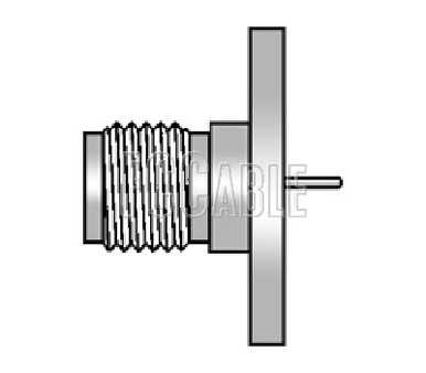 [C5246] SMA Female Connector 4 HOLE Panel Mount 1 FLANGE FLUSH ...