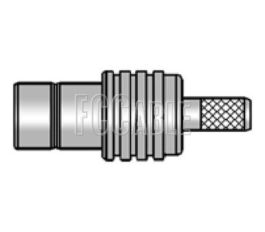 [C7020] SMB Jack Connector 75 OHM CRIMP For RG180, RG195, B8218