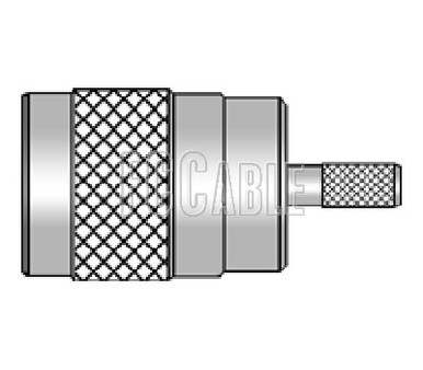 [C7154] SMB Plug Connector 75 OHM-SNAP LOCK CRIMP For RG180, RG195, B8218