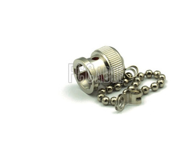 [CP1105C] BNC MALE NON-SHORTING DUST CAP WITH CHAIN