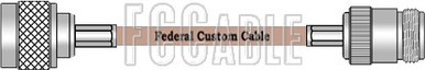 [CA1240LF] N Male to N Female Coax Cable Assembly with RG316DS Flexible ...
