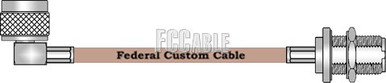 [CA1317] N Male Right Angle to N Female Bulkhead Coax Cable Assembly ...