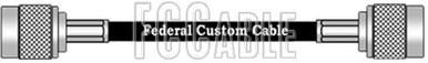 [CA2380] 75 Ohm TNC Male to 75 Ohm TNC Male Coax Cable Assembly with ...