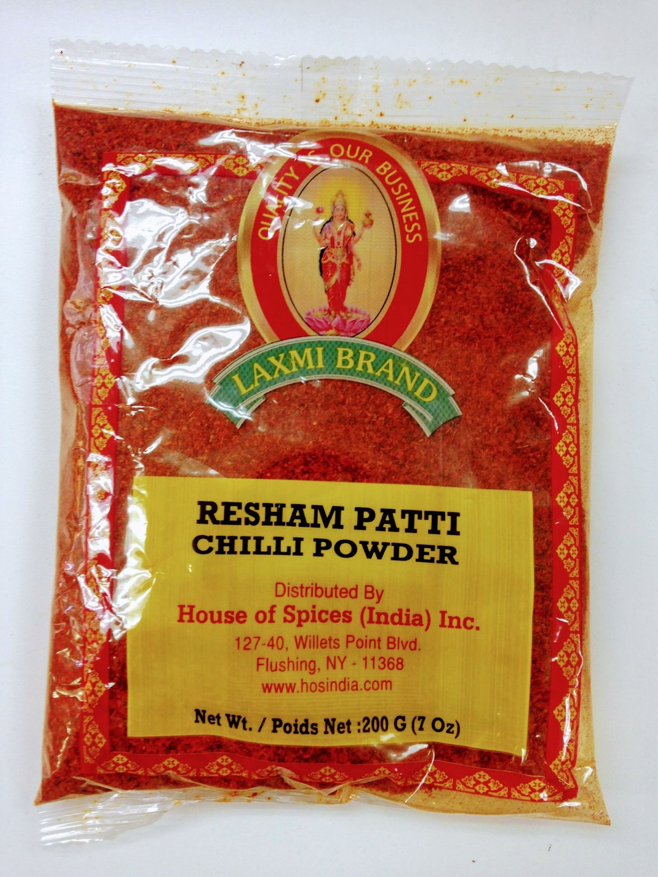 Laxmi Resham Patti Chilli Powder - 200g - Bazaar9.com