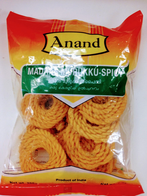 Anand Madras Murukku - Spicy -200g - Bazaar9.com