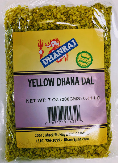 Dhanraj Yellow Dhana Dal - 200g - Bazaar9.com
