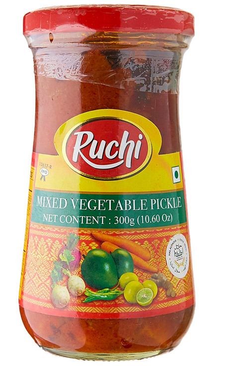 Ruchi Mixed Vegetables Pickles 300gm - Bazaar9.com