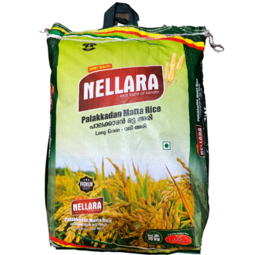 Nellara Long Grain Matta Rice - 10 kg - Bazaar9.com