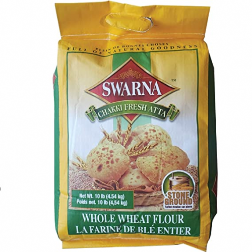 Swarna Whole Wheat Atta 10lb - Bazaar9.com