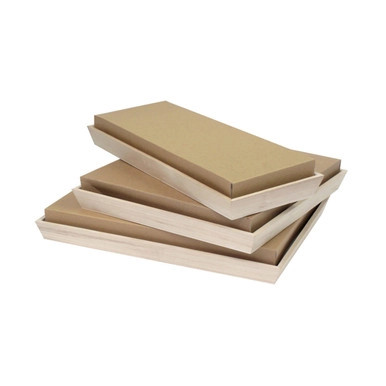 Kraft Cardboard Lid for 210WOODTRAY15 - L:15.2 x W:5.9 x H:2.3in ...