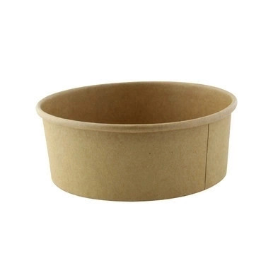 Round kraft To go container - 20oz D:5.9in H:2in - 360 pcs - Packnwood