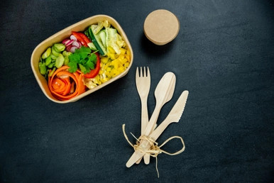 Rectangular Kraft Meal Box with lamination - 16oz L:6.8in W:4.8in H:1 ...