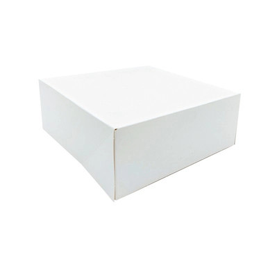 White Pastry Box - L:5.51in W:5.51in H:2.36in - 50 pcs - Packnwood