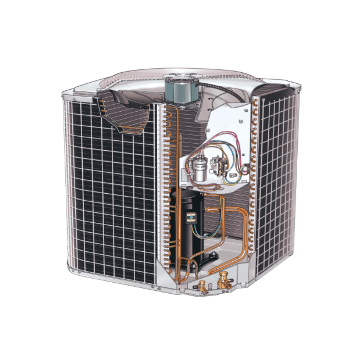 N5A5S42AKAWA Comfortmaker 3.5 Ton 14.3 SEER2 Air Conditioner Condenser ...