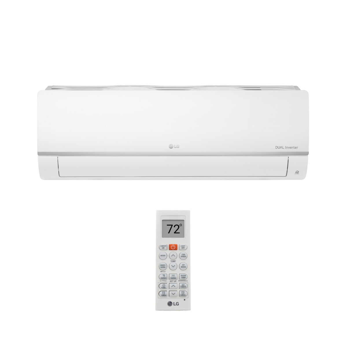 LG 24,000 BTU 18 SEER2 Wall Mounted Ductless Mini Split Heat Pump ...
