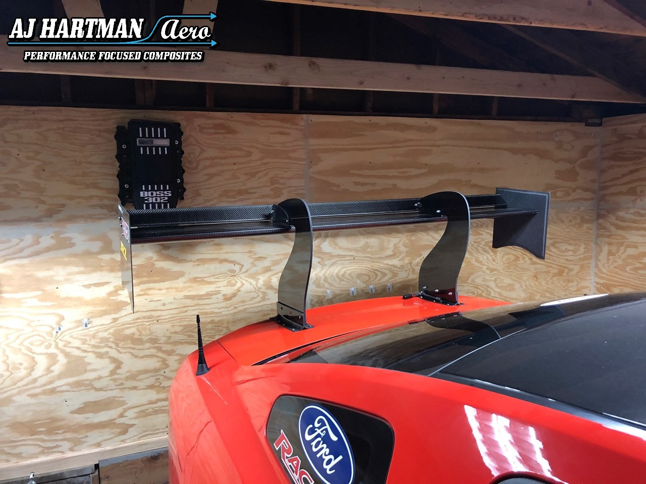 10-14 Mustang Apex 12 Dual Element Wing Kit - AJ Hartman Aero
