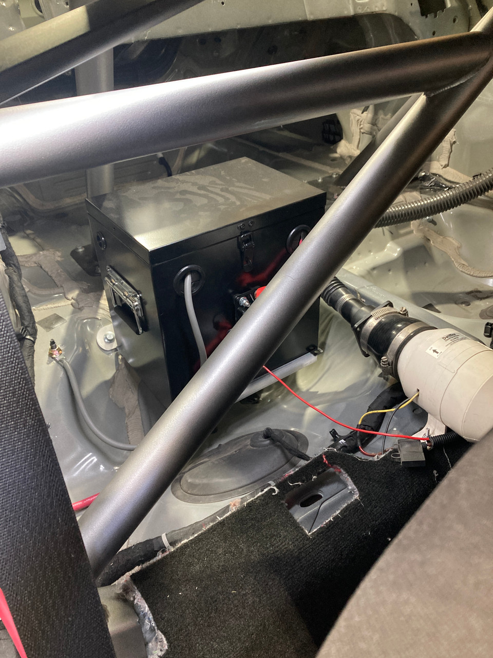 S550 Mustang Rear Seat Battery Platform - AJ Hartman Aero