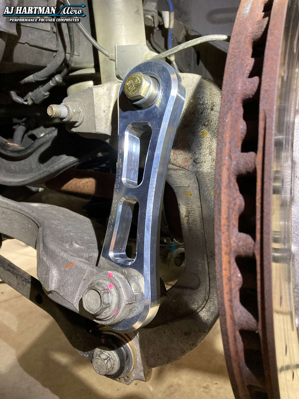 S550 Mustang Vertical Links - AJ Hartman Aero