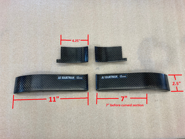 Low Drag Splitter Side Plates - AJ Hartman Aero