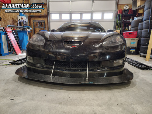 C6 Front Splitter Rods - AJ Hartman Aero