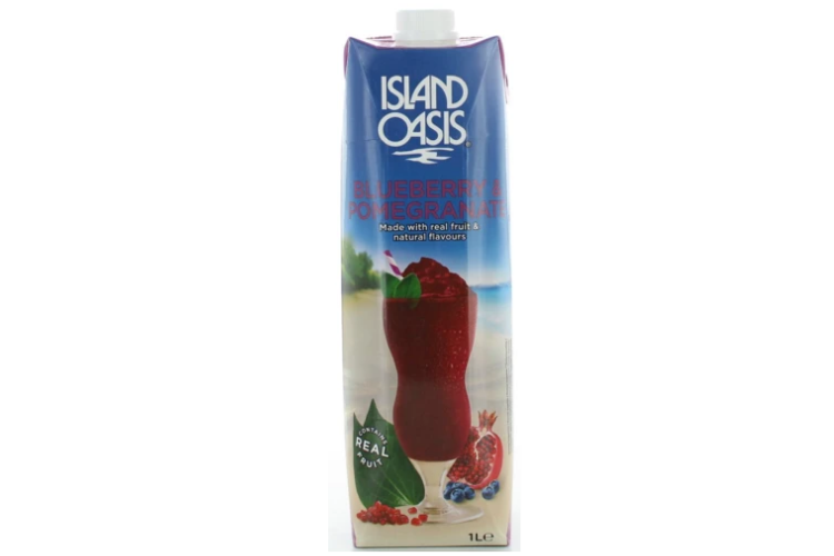 Island Oasis - Blueberry & Pomegranate Cocktail Mixer - 1l