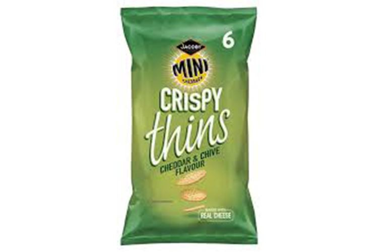 Jacobs - Mini Cheddars - Thins - Cheddar & Chive - 7 pack