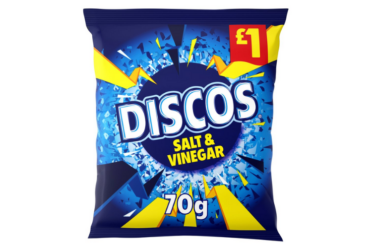 Discos - Salt & Vinegar Flavour Crisps - 70g