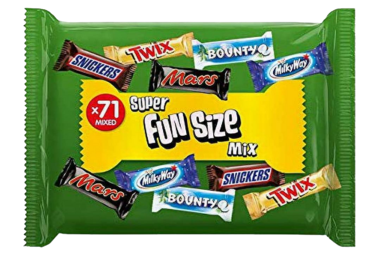 Super Fun Size Mix Chocolate - 71 Mixed Pieces