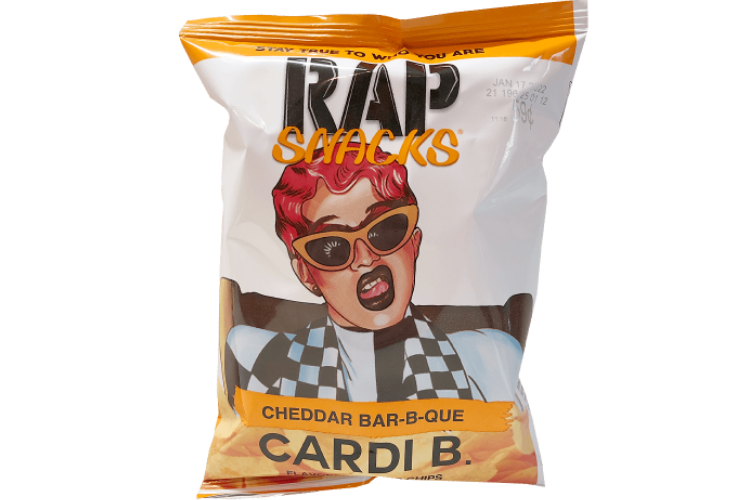 Rap Snacks - Cardi B Chips - Cheddar BBQ - 28g