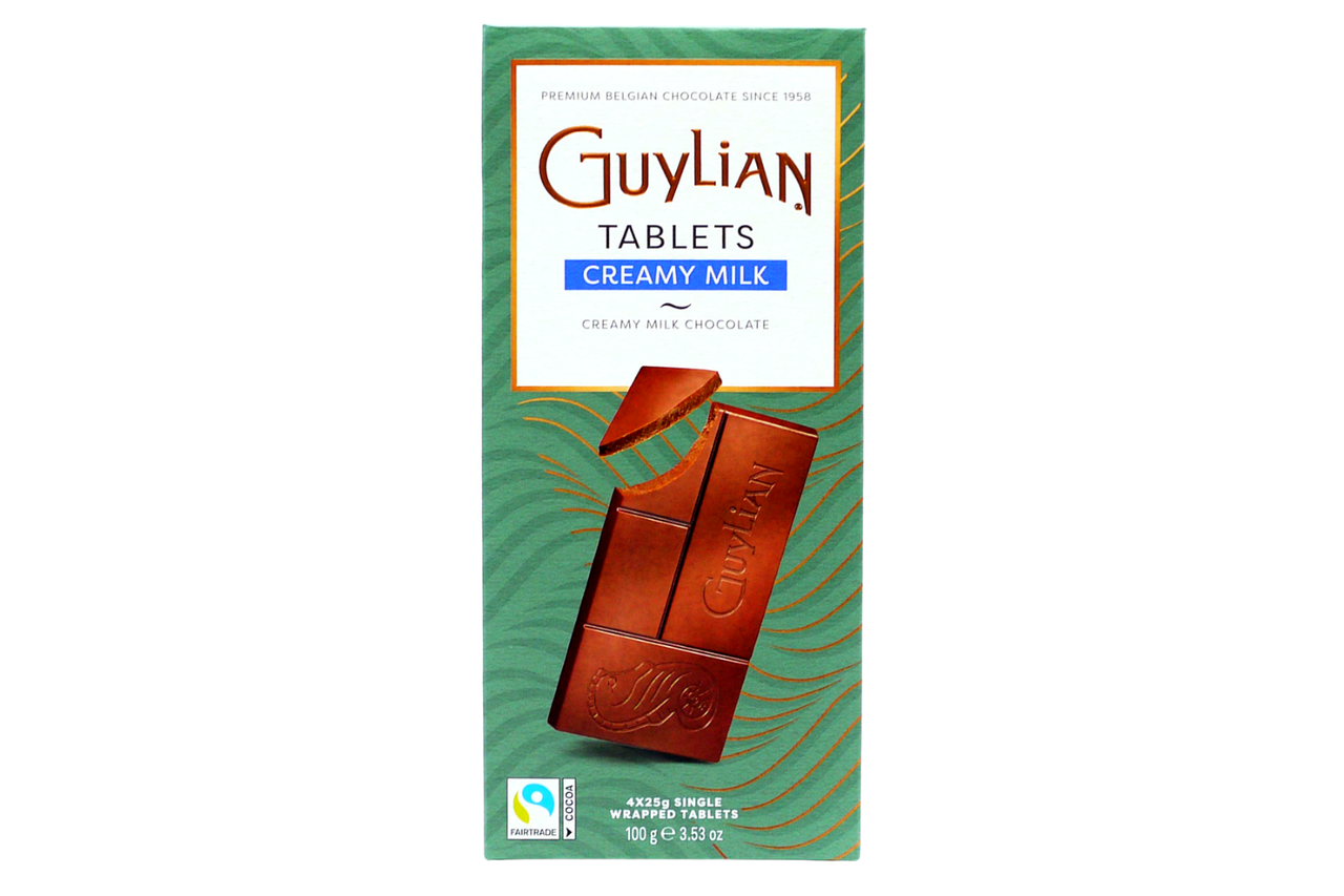 Guylian - Tablets - Creamy Milk Chocolate - 100g (4 x 25g Single ...