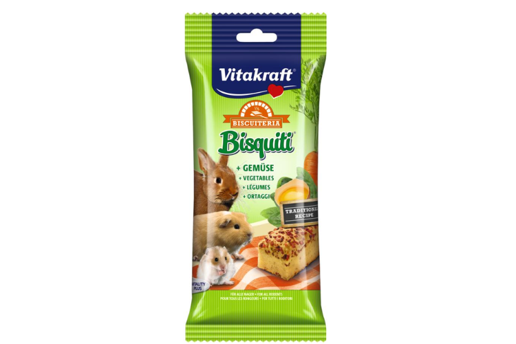 Vitakraft - Bisquiti - Delicious Vegetable-rich Biscuits for all small ...