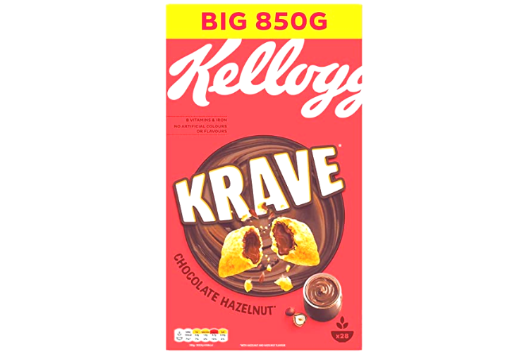 Kellogg's - Krave - Chocolate Hazelnut - (Damaged Packaging) - 850g ...