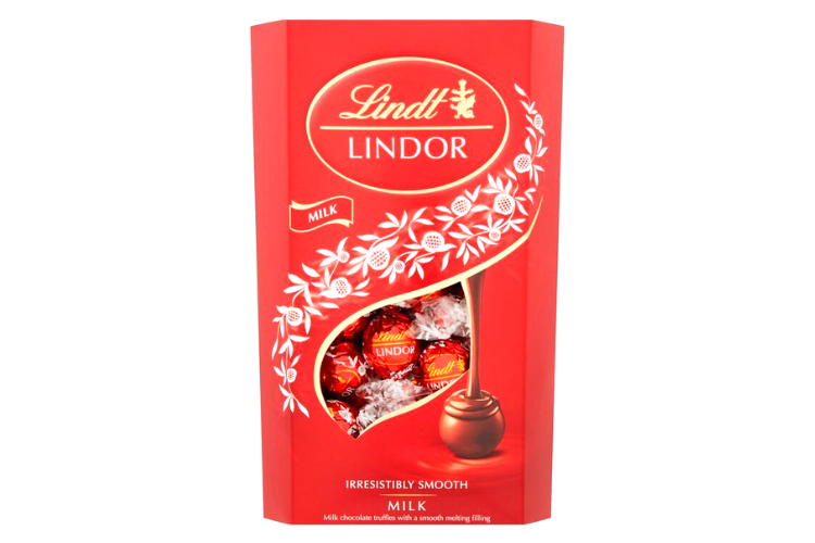 Lindt - Lindor Milk Chocolate Truffles - 600g (Damaged Packaging ...