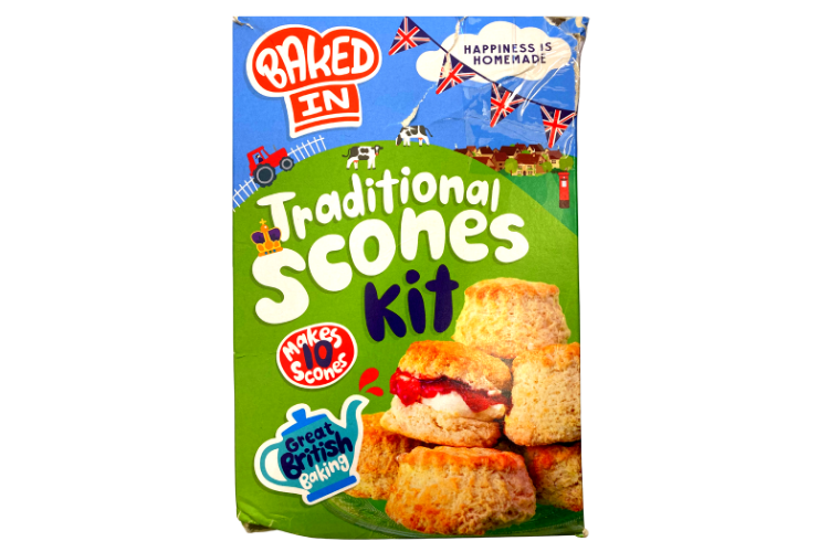 BakedIn - Traditional Scones Baking Kit - 510g (Damaged Packaging ...